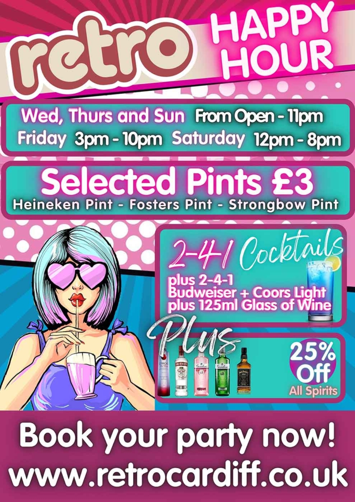 Retro Bar Cardiff - Home Of The Party Vibe