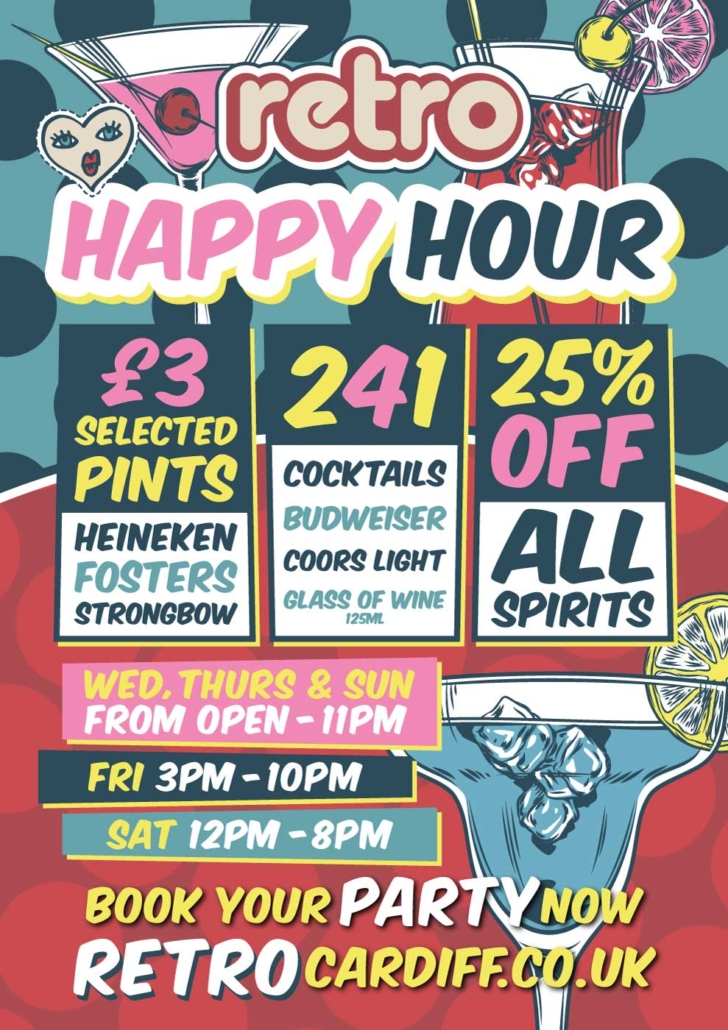 Retro Bar Cardiff - Home Of The Party Vibe